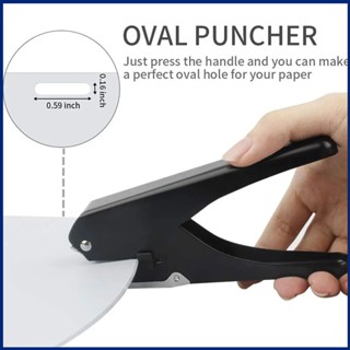 Heavy-Duty Metal ID Hole & Rectangle Puncher 3x13mm Slot & 5mm Round ...