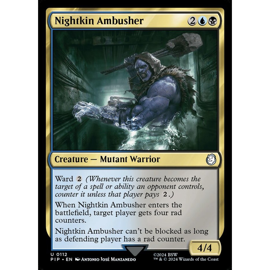 Nightkin Ambusher - Creature - Gold - PIP | Shopee Philippines