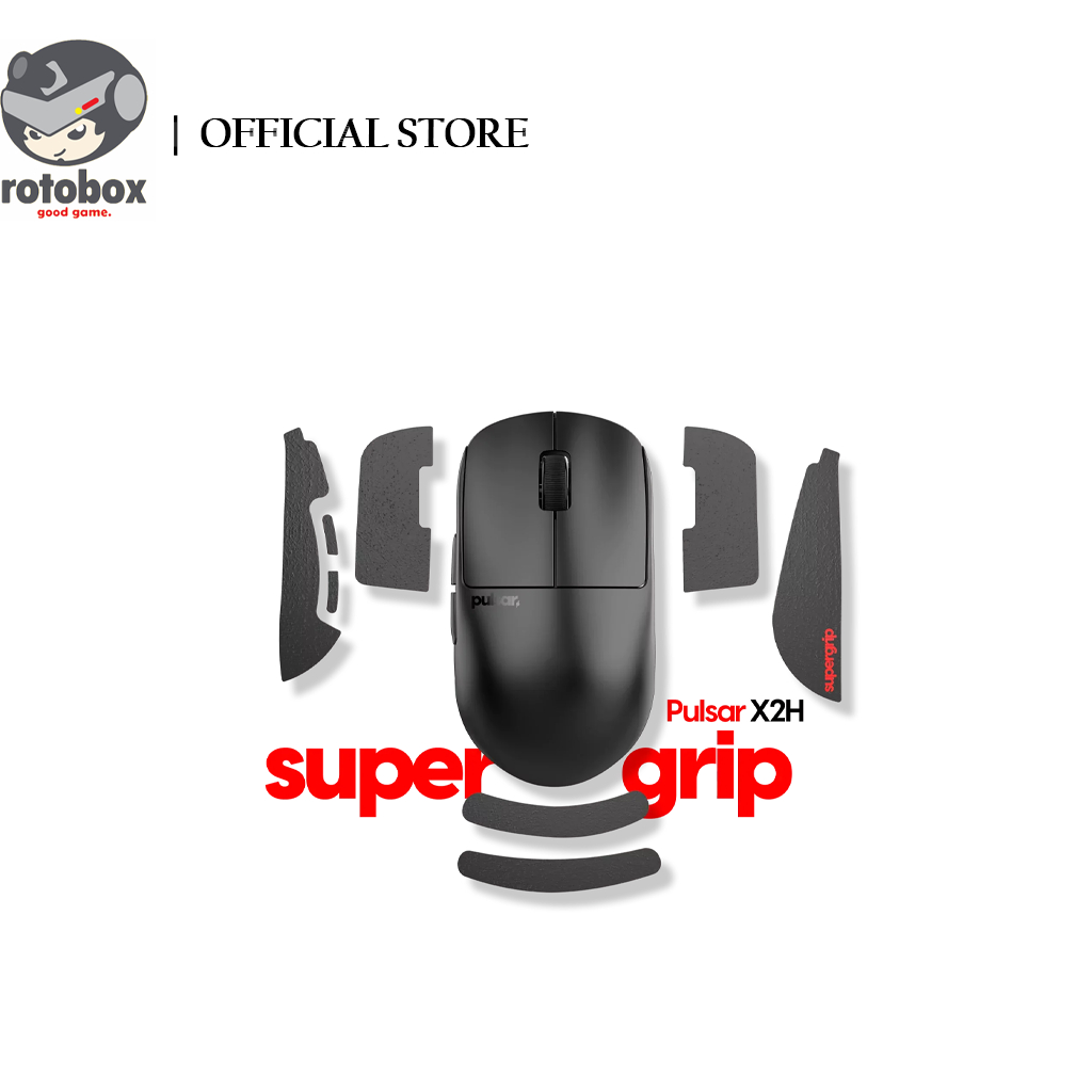 Pulsar Supergrip Grip Tape for X2H Gaming Mouse [MEDIUM] | Shopee ...