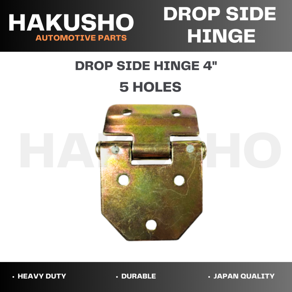 DROP SIDE HINGE 4" (5 HOLES) HAKUSHO JAPAN QUALITY | Shopee Philippines