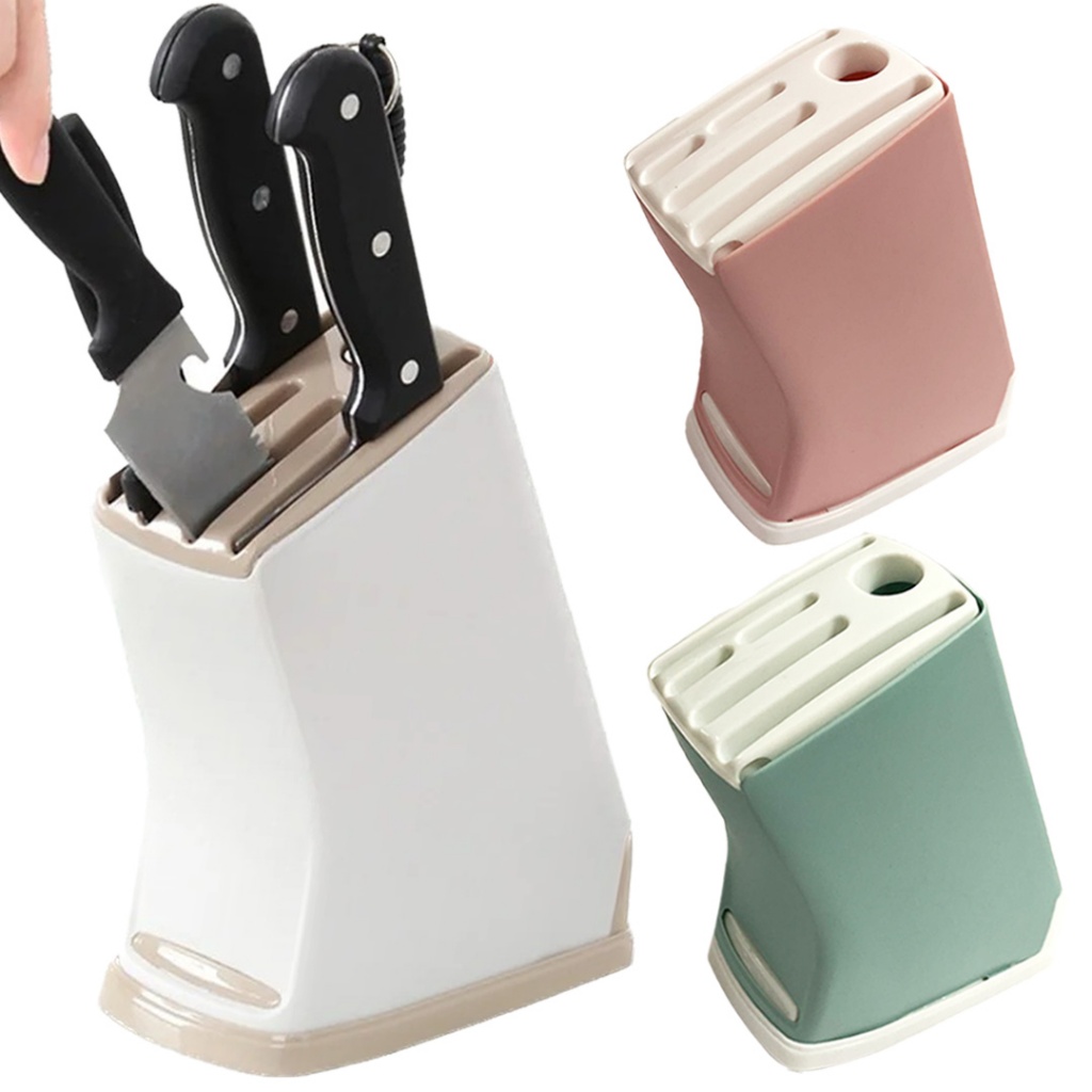 Kitchen Knife Holder Kitchen Knife Scissor Storage Rack Organizer Damp ...