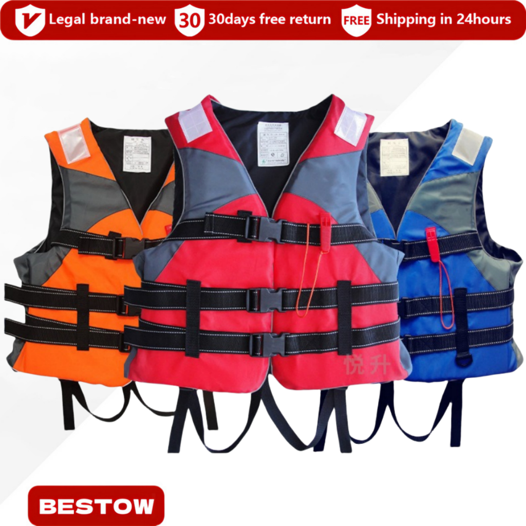 Lifevest Jacket Reflectorized Lifestyle Vest For Adult Kids Safety Life ...