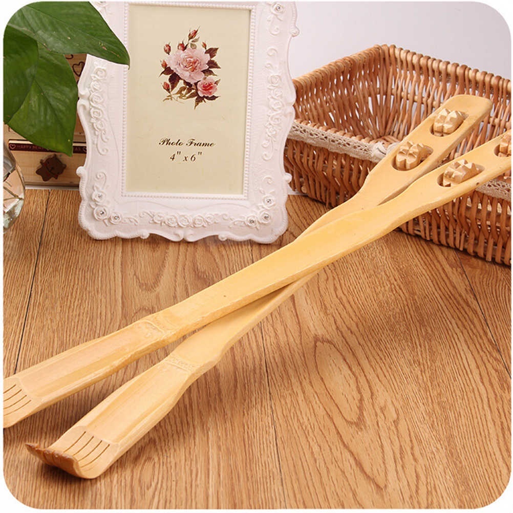 Bamboo Wood Back Scratcher Wood Pangkamot Self-Massage Back Scratcher ...