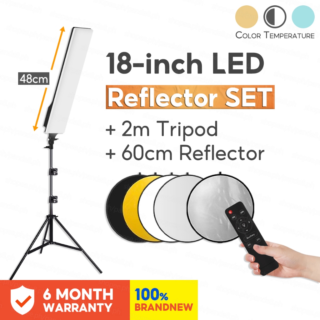 48cm Ultra Big Makeup Gig Lamp Panel Photography Lighting Remote ...