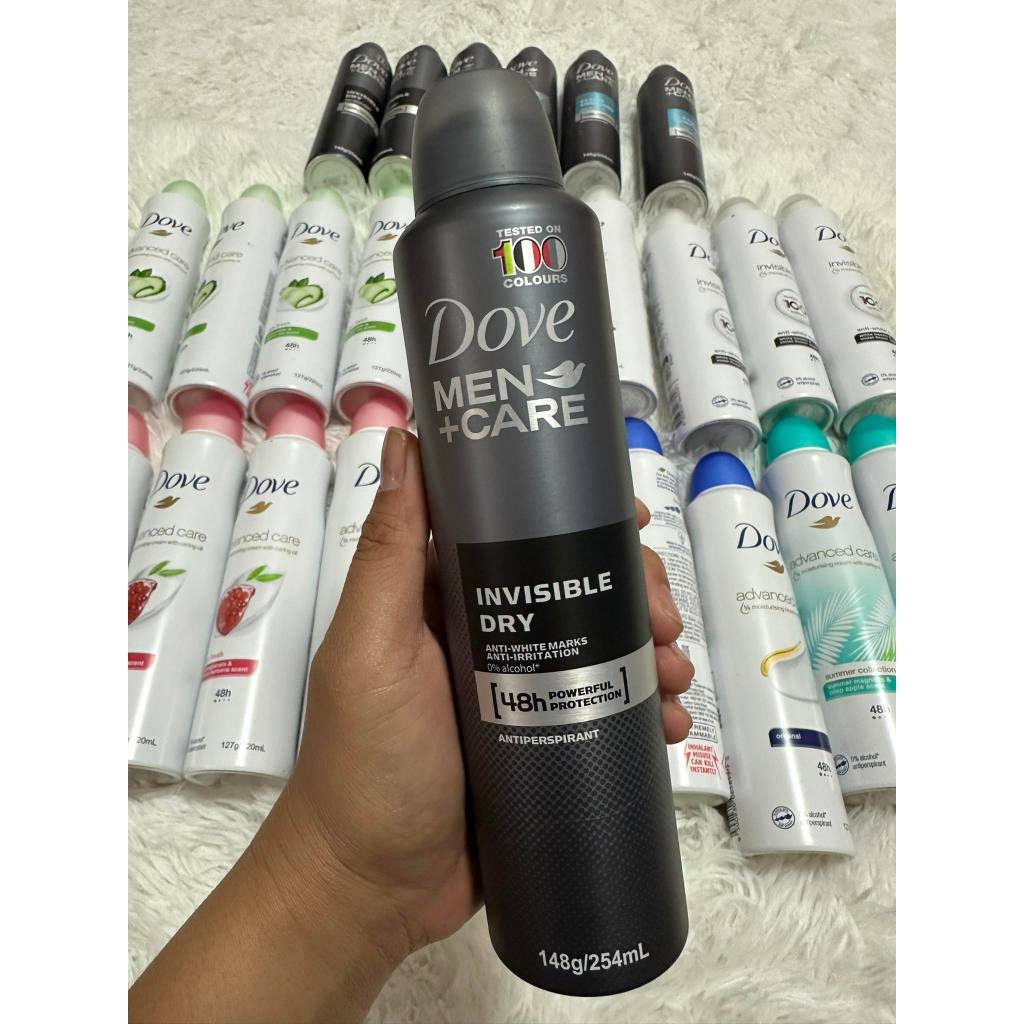 D0ve Deodorant Men Invisible dry 254ml | Shopee Philippines