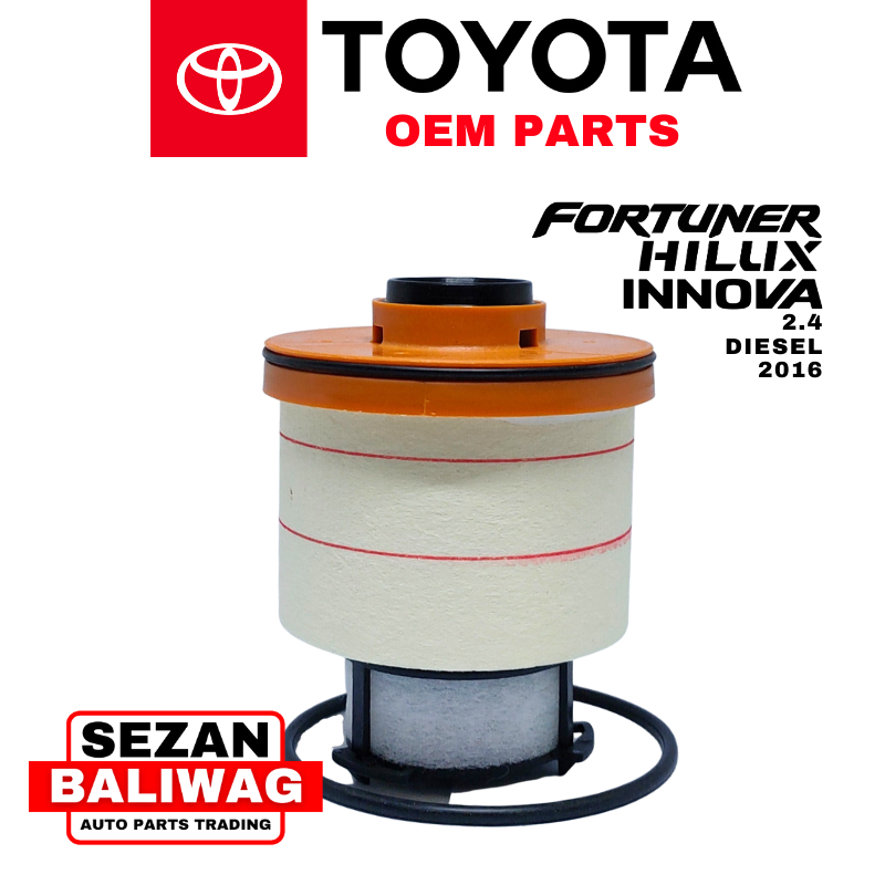 FUEL FILTER ELEMENT TOYOTA FORTUNER INNOVA HILUX 1GD 2GD 2015-2022 ...