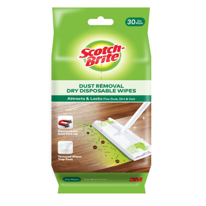 Scotch Brite Easy Sweeper PLUS DRY Refills 30 sheets- 1096 | Shopee ...