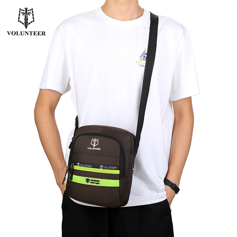 【FLASH DEALS】VOLUNTEER Basic Sling Bag For Men MULTI-FUNCTIONAL Bags ...