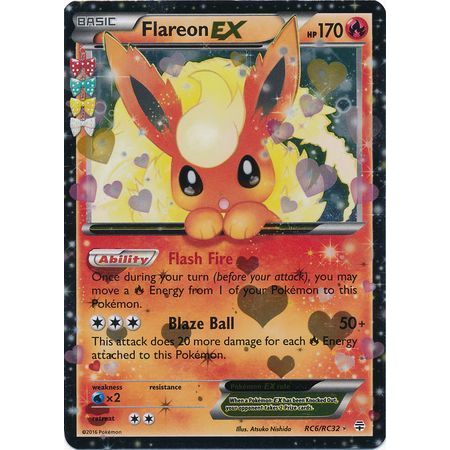 Flareon EX - RC6/RC32 - Ultra Rare Generations Singles | Shopee Philippines