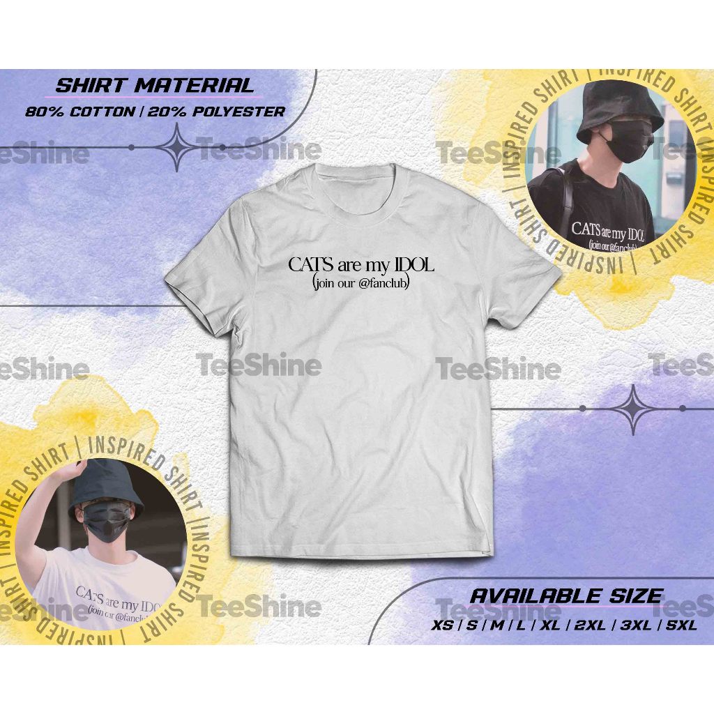 NCT JAEMIN CATS ARE MY IDOL KPOP INSPIRED SHIRT | Shopee Philippines
