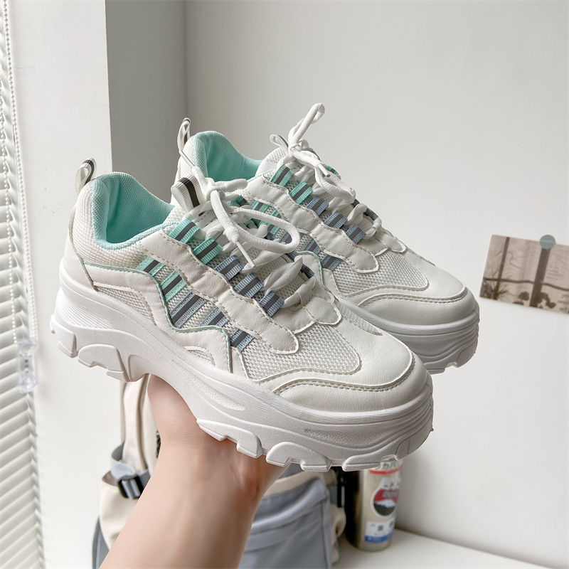 New Bestseller Korea Wedge Sneaker Women Fashion Low Cut Casual RUnning ...