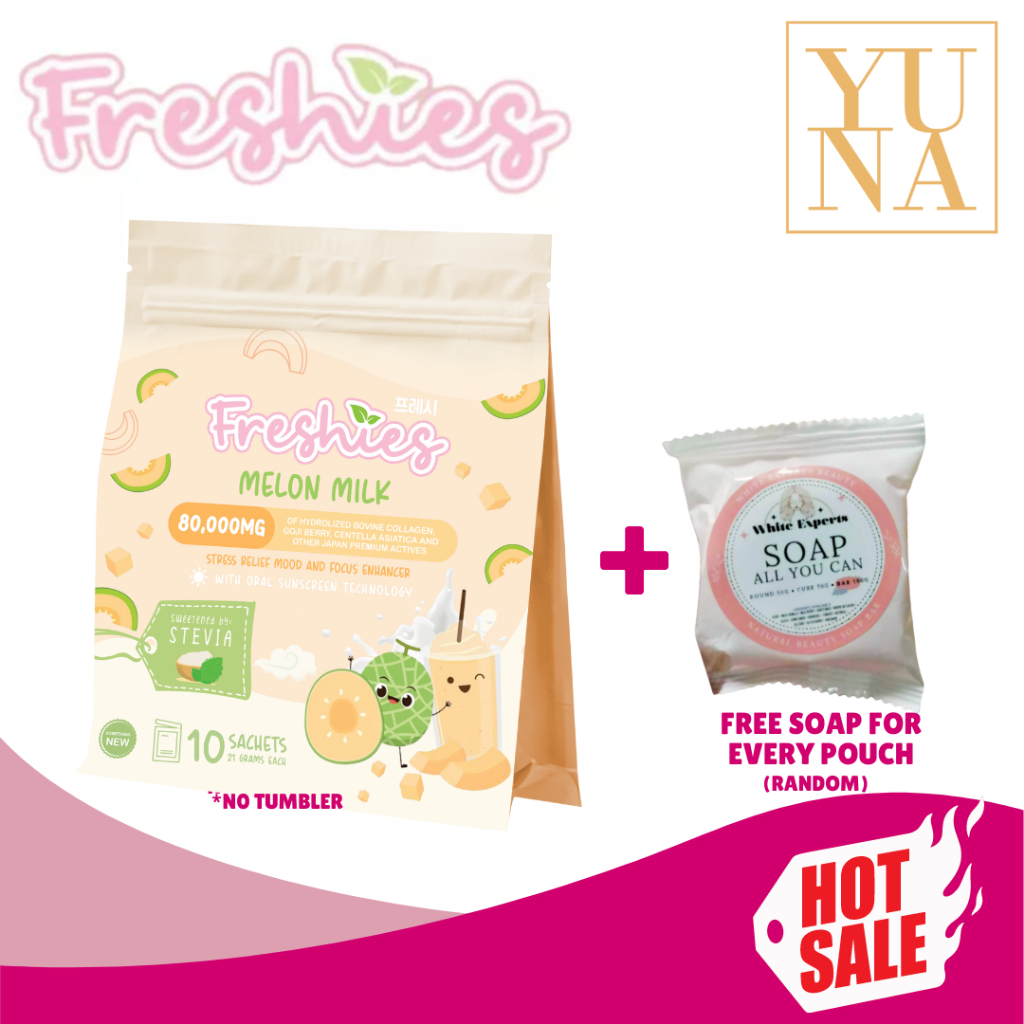FRESHIES MELON COLLAGEN DRINK STRESS RELIEVER MOOD ENHANCER BY JUJUGLOW ...
