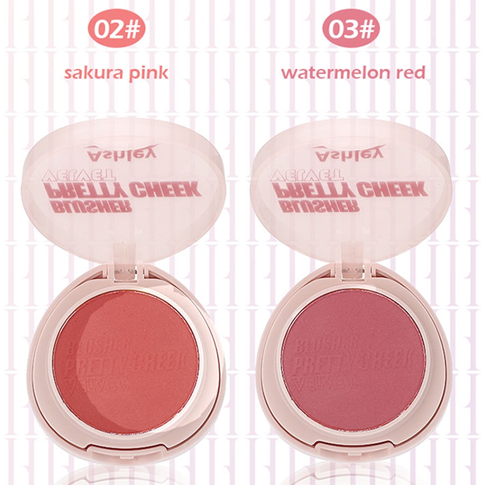 Ashley Shine Waterproof Blush Powder Naturally Pigmented Highlight ...