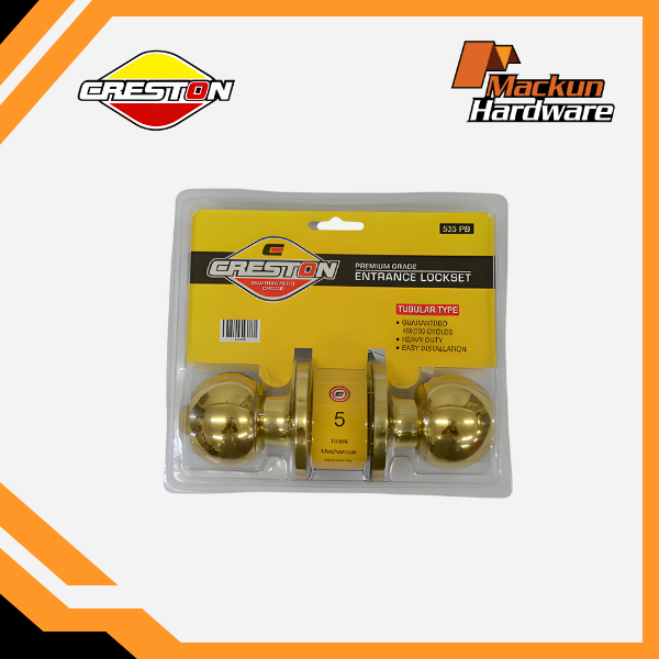 CRESTON TUBULAR ENTRANCE LOCKSET | Shopee Philippines