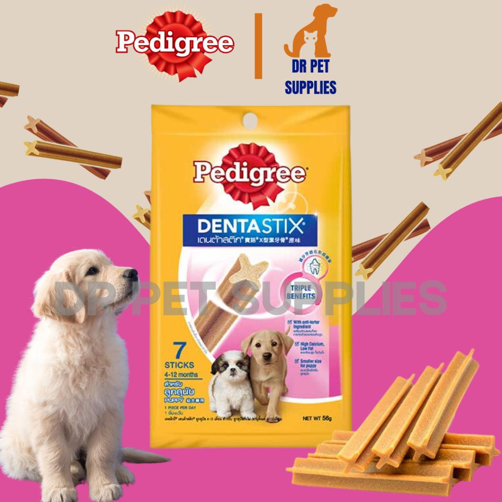 56g Pedigree Dentastix Puppy Dog Treat Dog Snack | Shopee Philippines