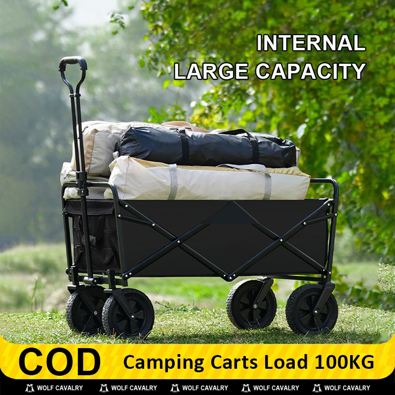 Multifunctional Outdoor Trolley Wagon Foldable Portable Camping Carts ...