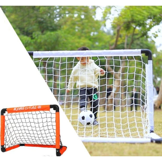 Soccer Toys for Kids Portable Folding Soccer Goal Set Kids Sports Mini ...