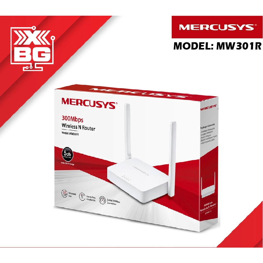 MERCUSYS 300 Mbps Wireless N Router MW301R (BRANDNEW AND ORIGINAL ...