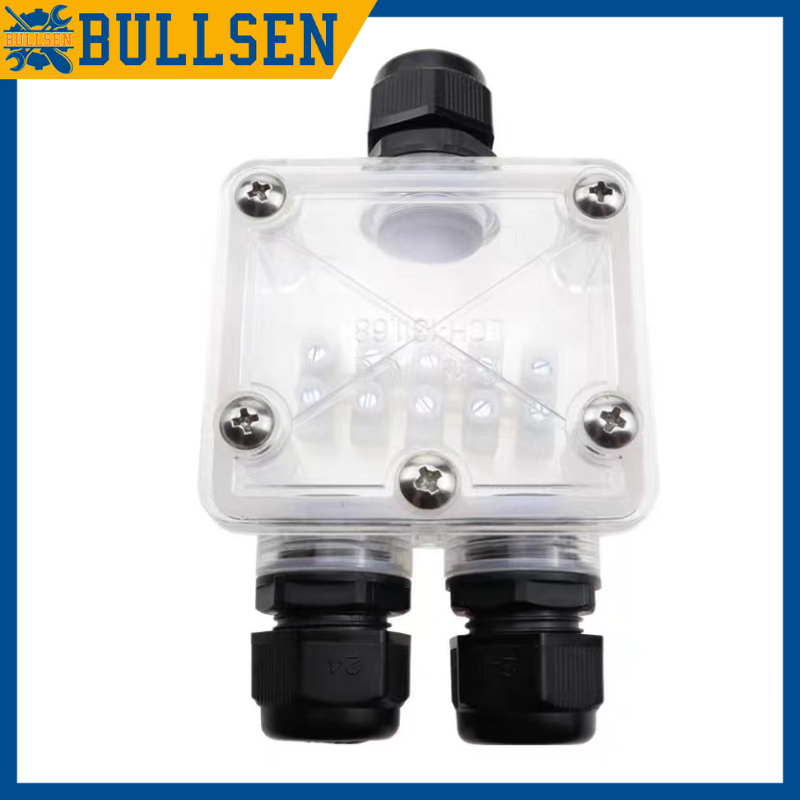 IP68 Transparent Tee Waterproof Junction Box For Industrial Outdoor ...