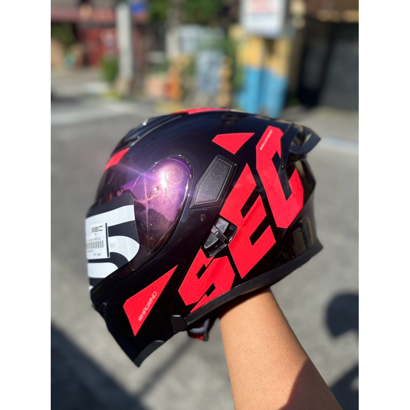 SEC WHIRLWIND Modular Helmet with FREEBIES | Shopee Philippines