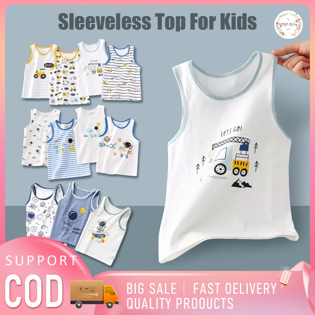 CICI Kids Cute Sando Clothes Kids Baby Tank Tops Terno for kids Girl ...