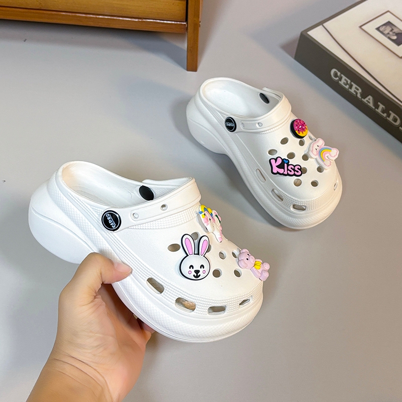 Crocs high quality new children's sandals thick-soled slippers for ...