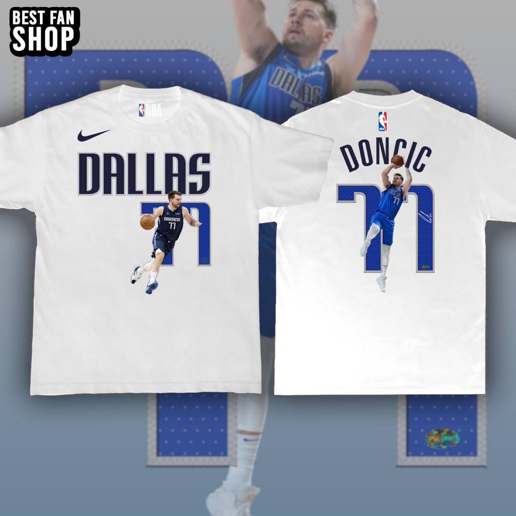 【Premium】Luka Doncic Dallas #77 White DTF | Shopee Philippines