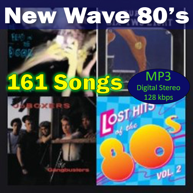 New Wave 80's Mp3 music CD | Shopee Philippines