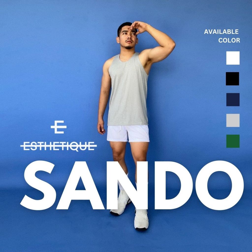 ESTHETIQUE SANDO FOR MEN | Shopee Philippines