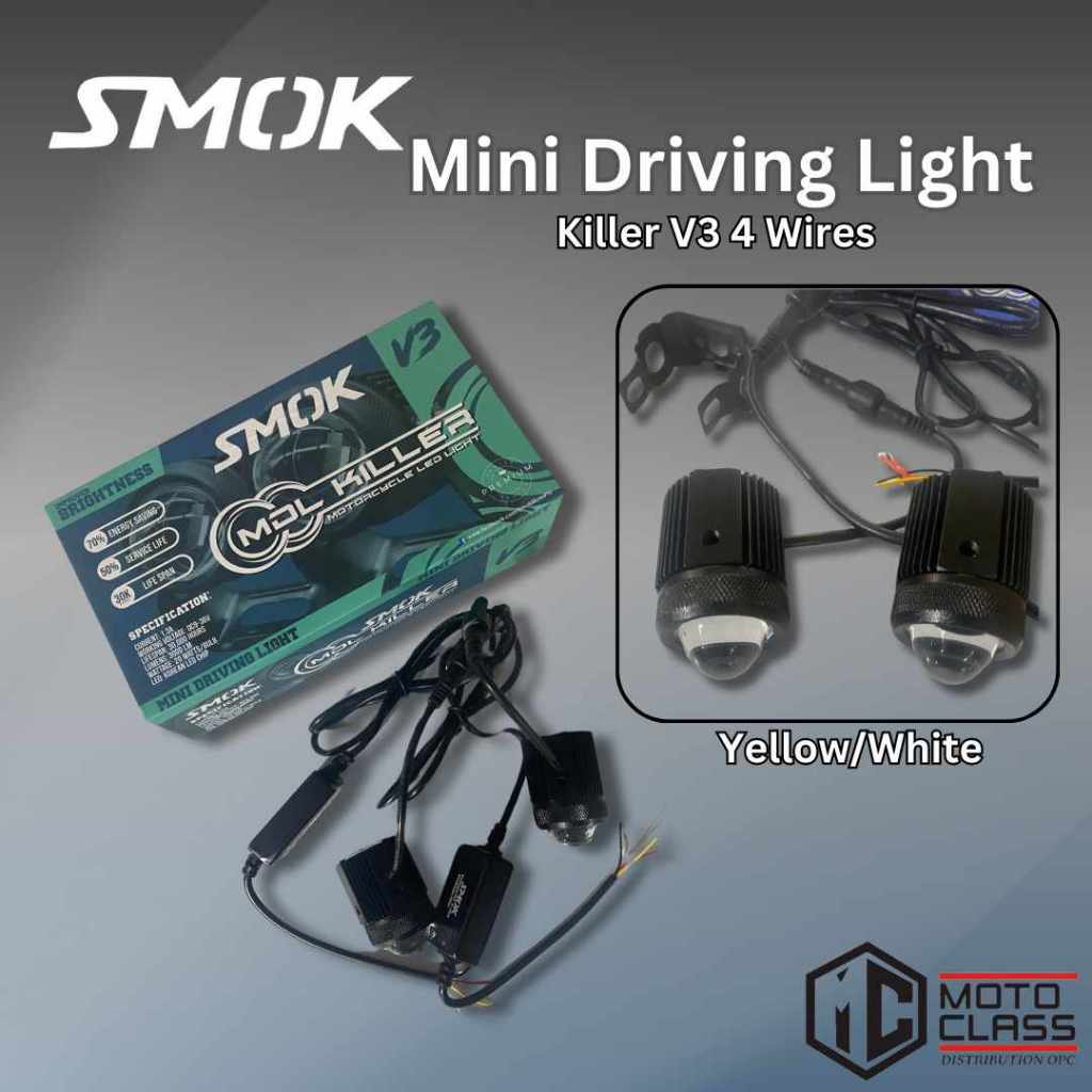 SMOK MINI DRIVING LIGHT KILLER V1 V3 3WIRES 4WIRES | Shopee Philippines