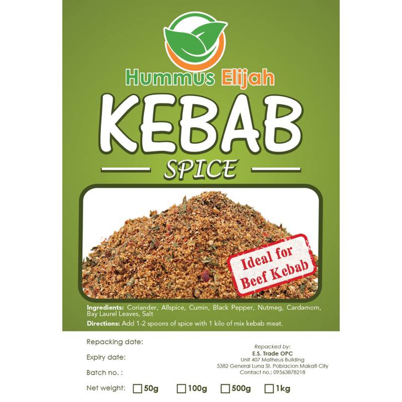 Kebab Spice Seasoning Mix (Middle East Style)- 1Kg | Shopee Philippines
