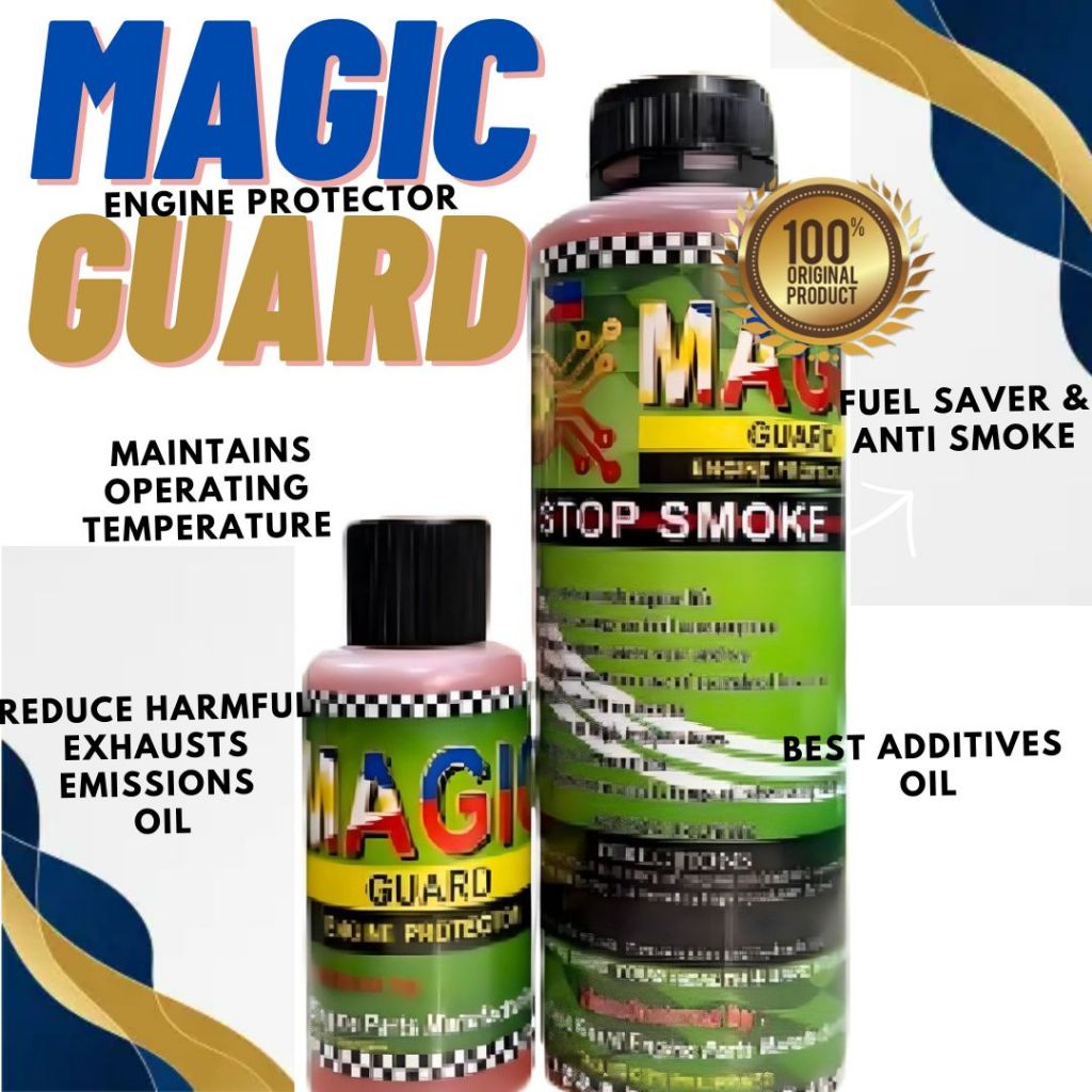 GNG Magic Guard 60ml-250ml The Best Additives Engine Oil Protects All Types of Gasoline & Diesel ...