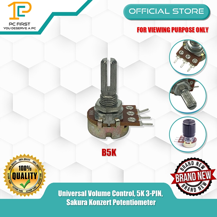 Universal Volume Control, 5K 3-PIN, Sakura Konzert Potentiometer ...