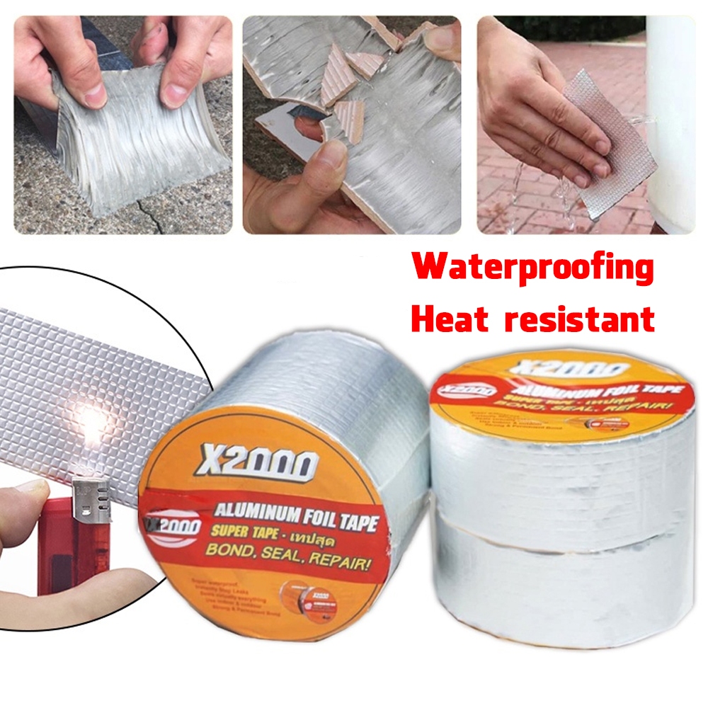 Original Super Tape X2000 Self Adhesive Waterproof Tape Aluminum Foil ...