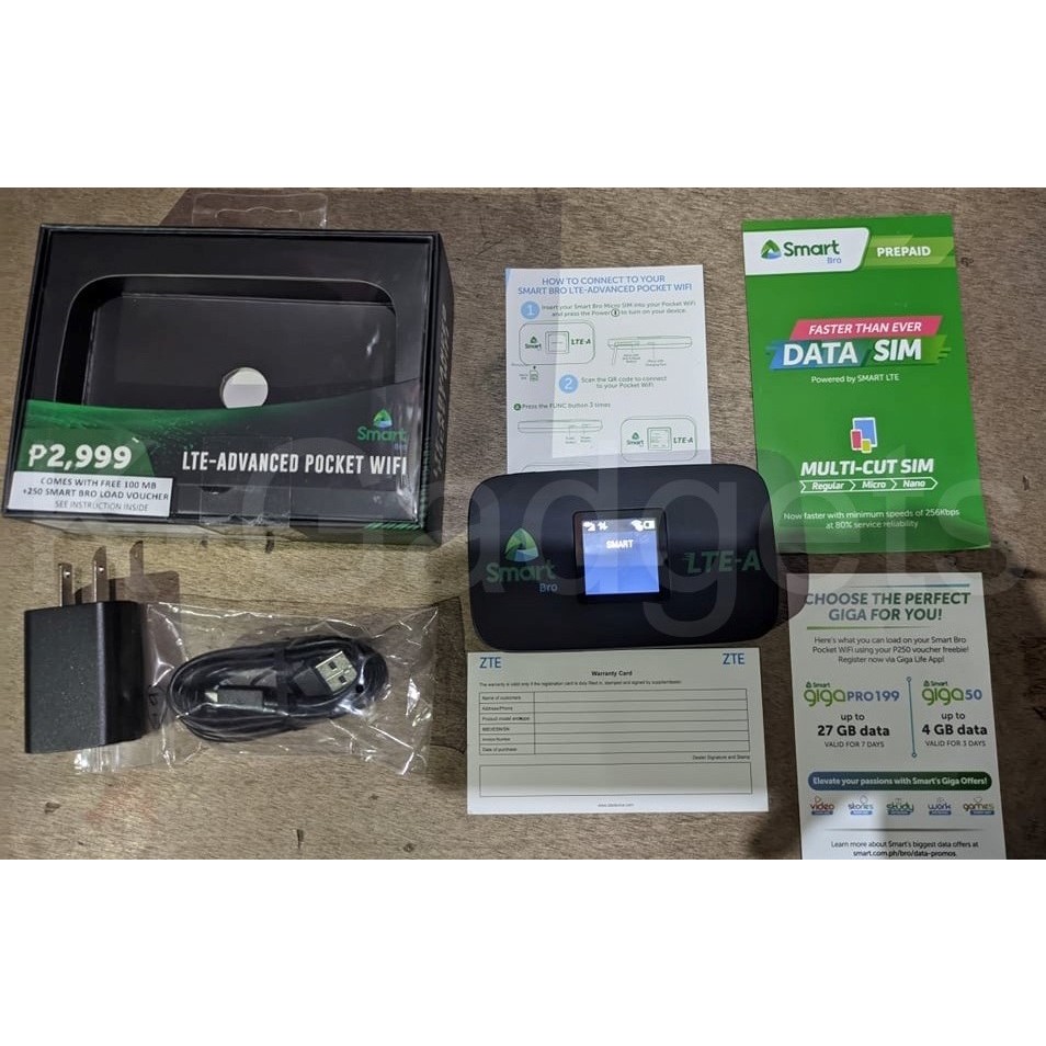 Smart 4G LTE - ADVANCE POCKET WIFI MODEL ZTE MF971RS / NEW / FREE SMART ...