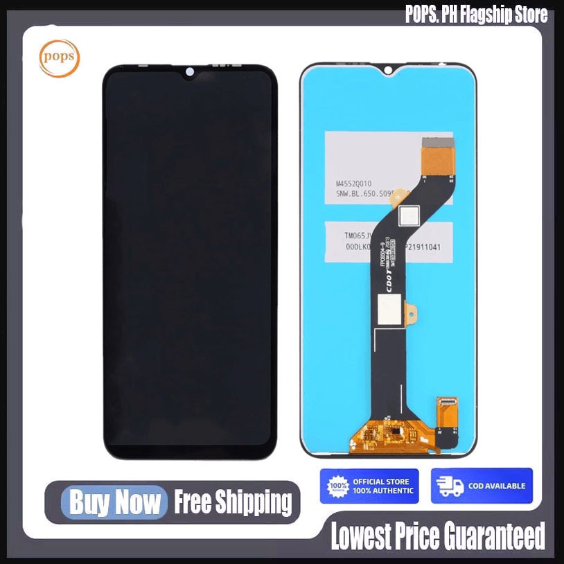 Itel LCD Itel P37 P37 Pro Spark 7 P651W LCD Touch Screen Display Frame ...