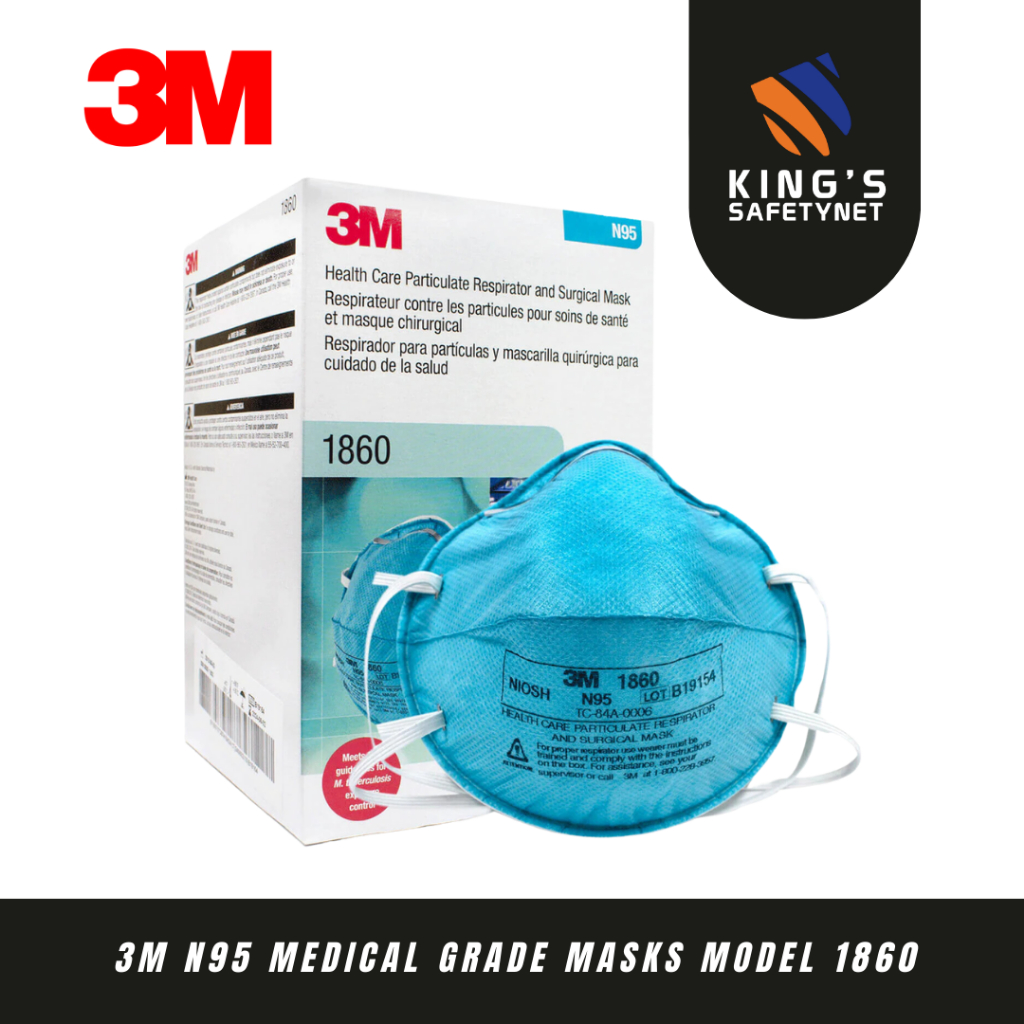 3M N95 MEDICAL GRADE MASKS MODEL 1860 | Shopee Philippines