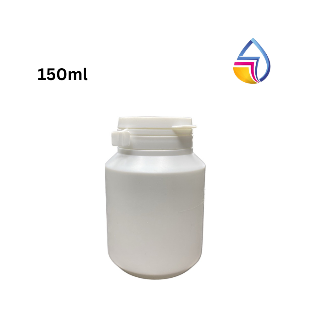150ml - Tear Off Cap Medicine White Bottle (good for Capsules & Tablets ...
