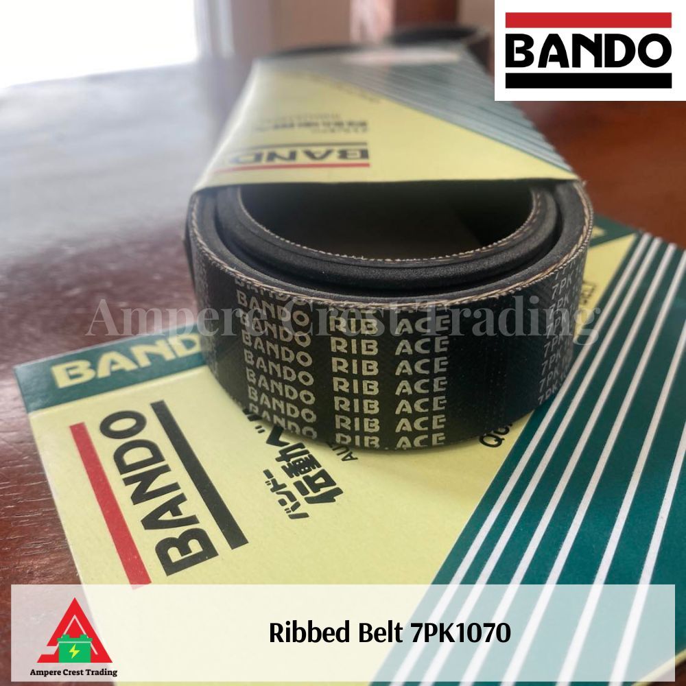 Bando Ribbed Belt 7PK-1070 7PK1070 for D-MAX / MU-X 4JK1-TC 2.5L Engine | Shopee Philippines