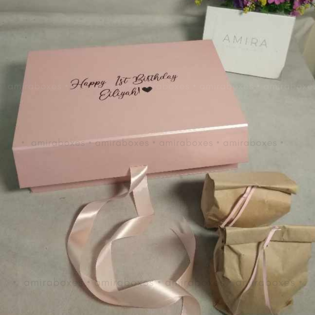 Handcrafted Gift Box | Flip-Top Type hard box for gifts (Large) - Pearl ...