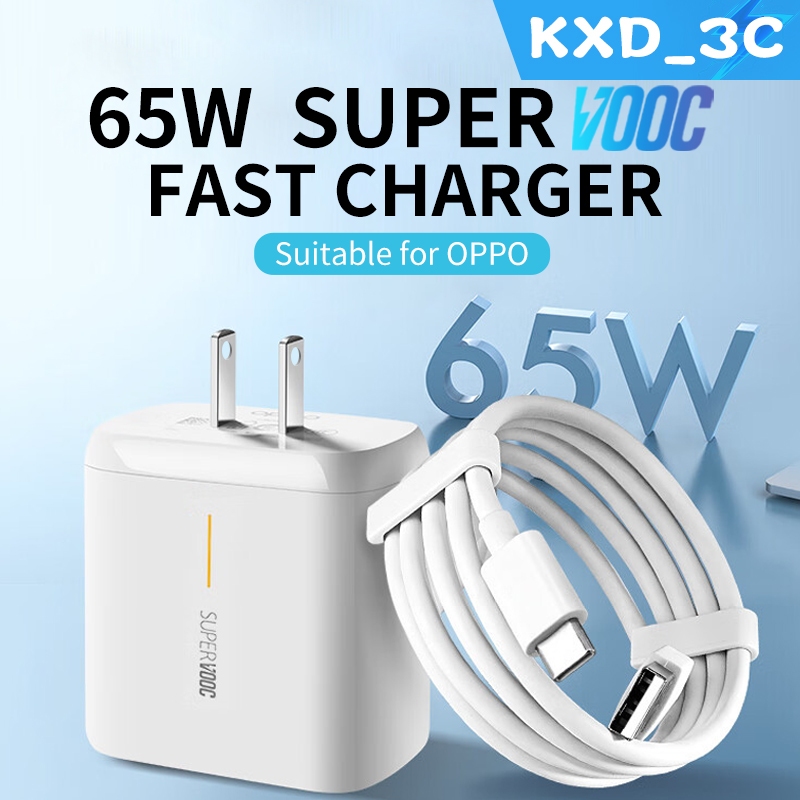 VOOC Super fast charging 65W charger VOOC USB type C fast charging ...