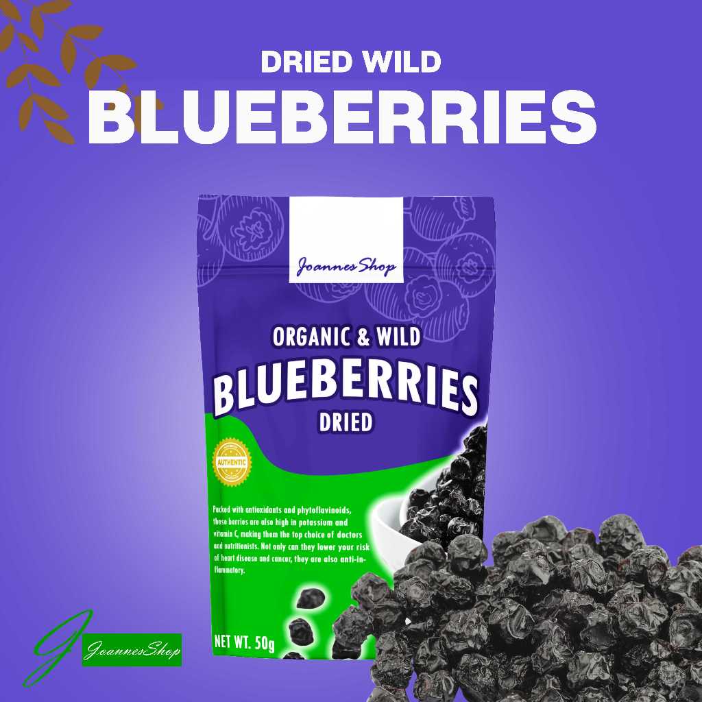 DRIED BLUEBERRIES - RETAIL PACK | Shopee Philippines