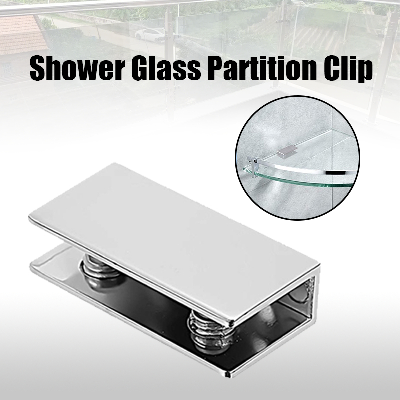8-10mm Stainless Glass Clamp Shower Glass Partition Clip For Shower ...
