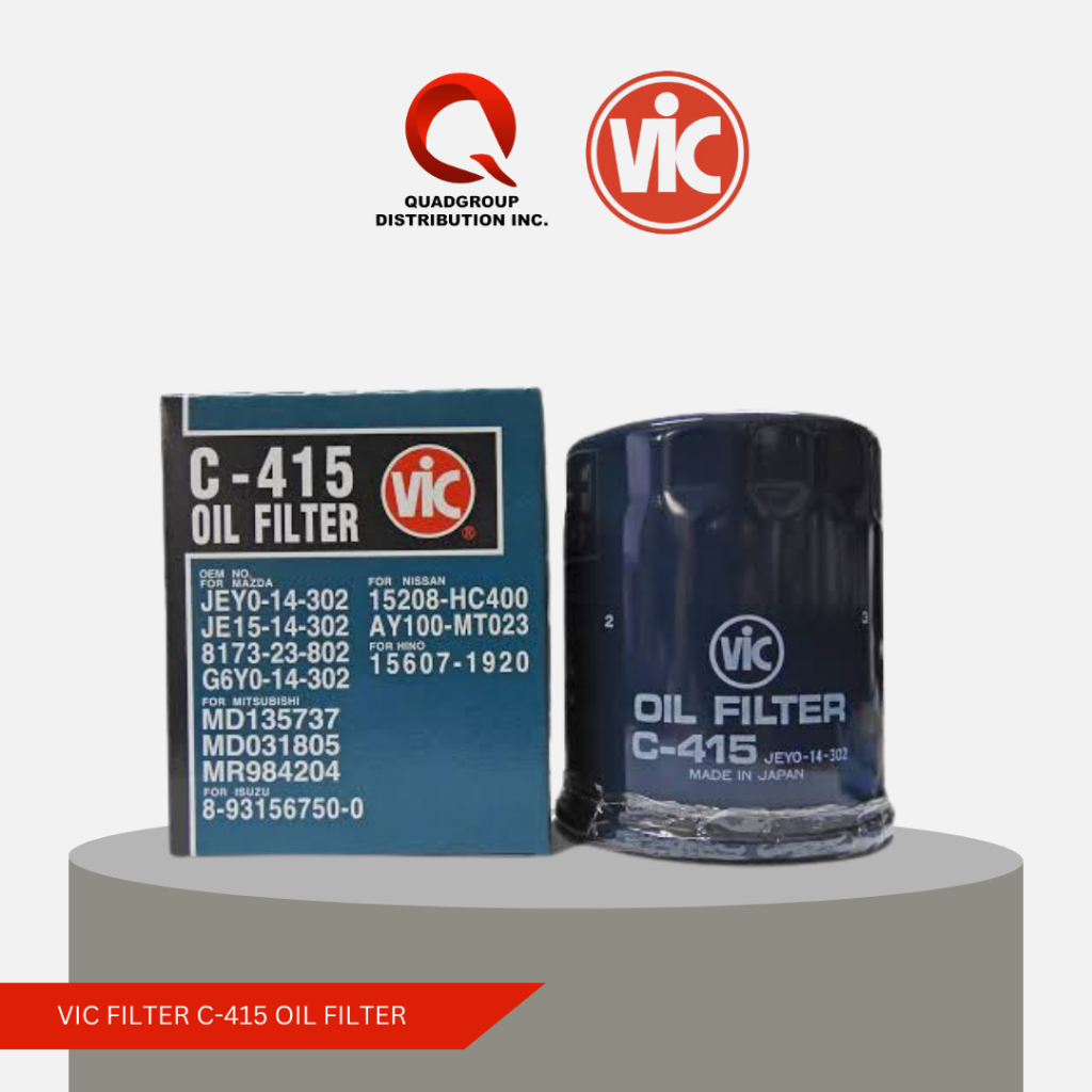 VIC FILTERS C-415 OIL FILTER | Shopee Philippines