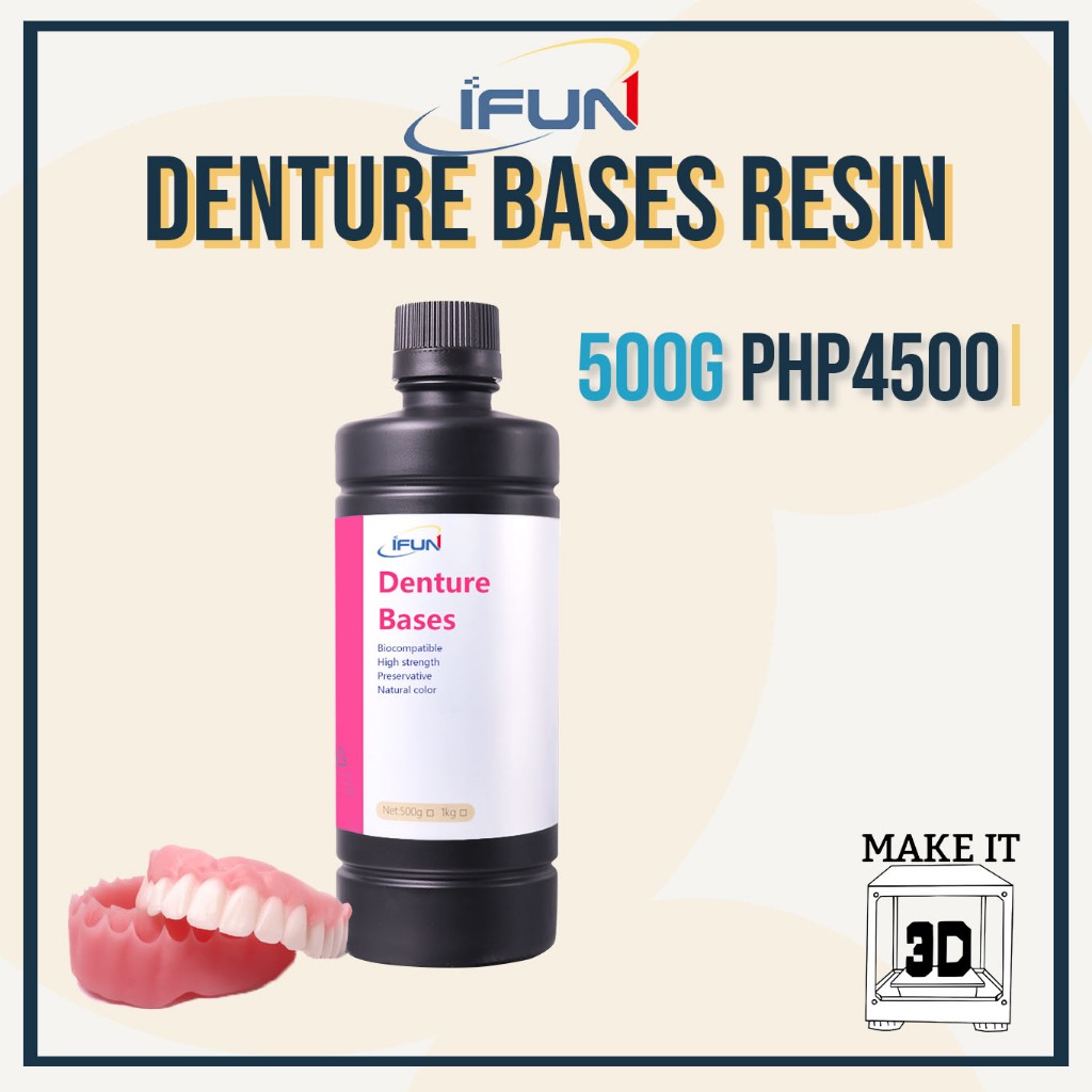 500g iFun Denture Base Resin Biocompatible dental 3D printing resin ...