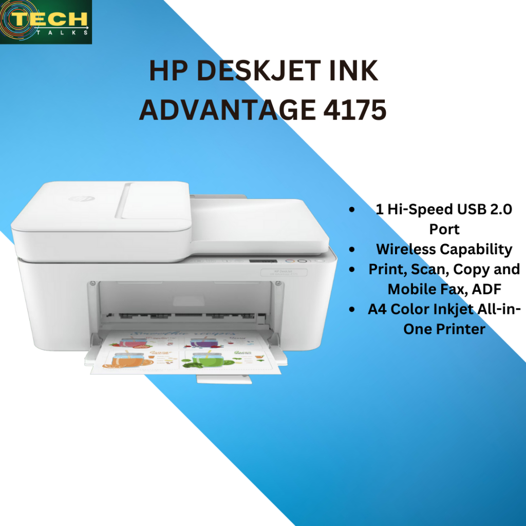 HP DeskJet Ink Advantage 4175 All-in-One Printer | Shopee Philippines