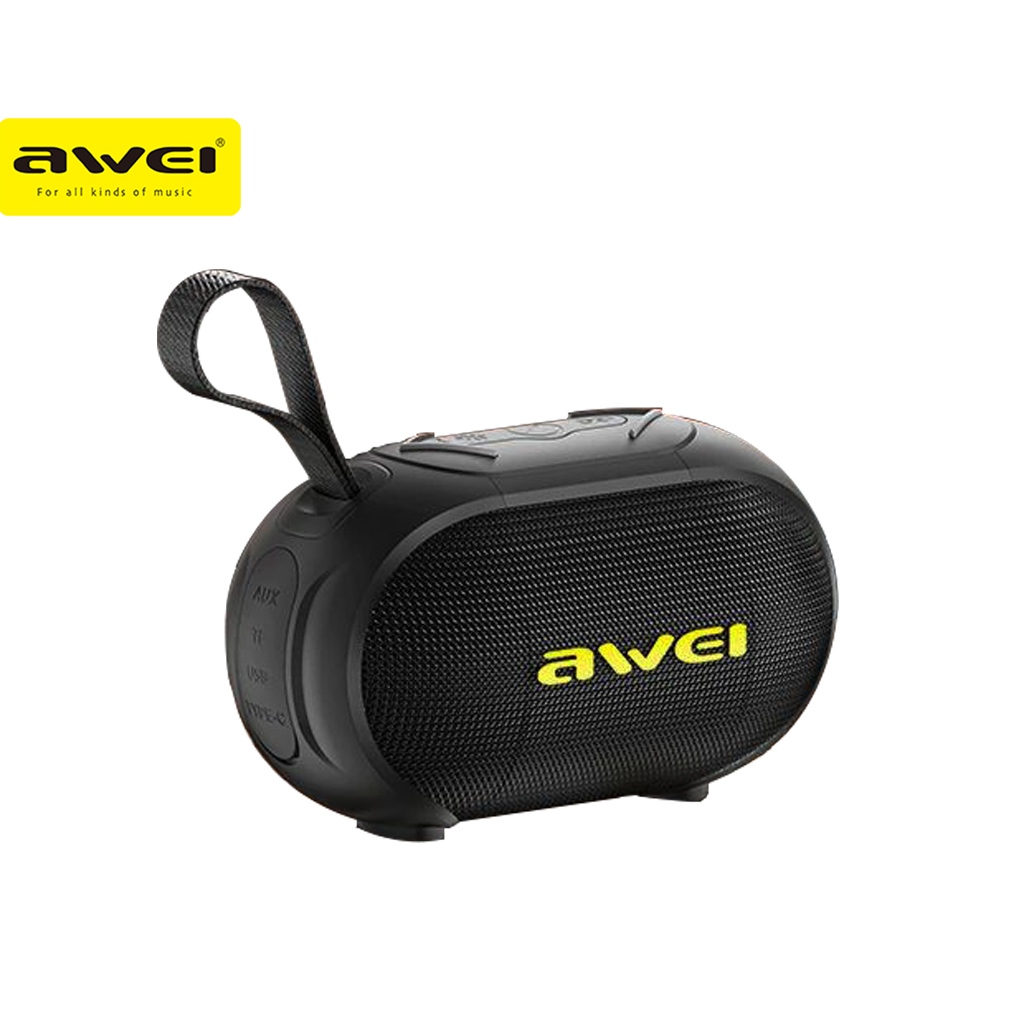 Awei KA1 TWS Bluetooth Portable Speaker Wireless Outdoor RGB Lights Supports FM Radio/AUX/TF/USB ...