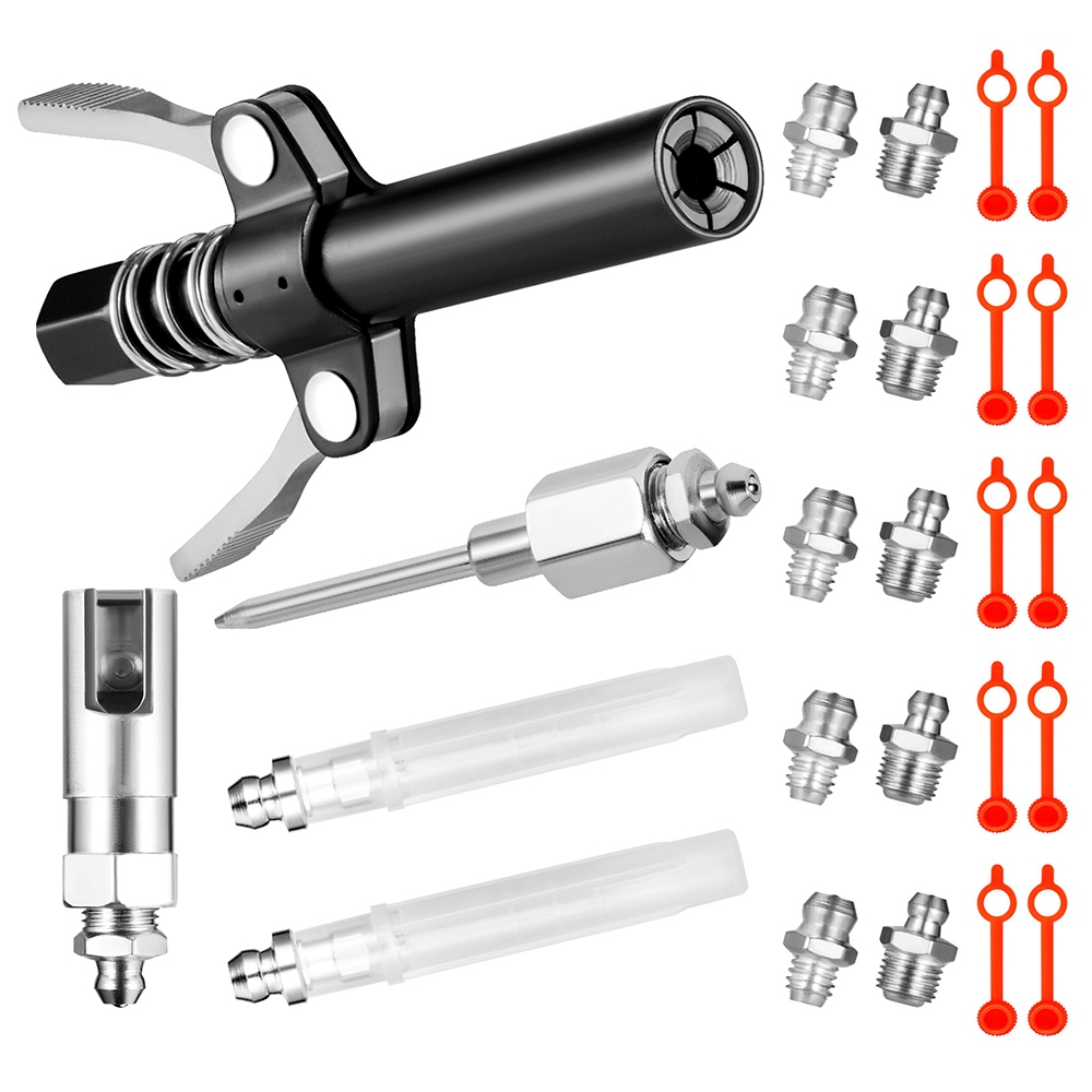 25pcs/set Grease head set Grease nozzle Grease gun special accessories ...