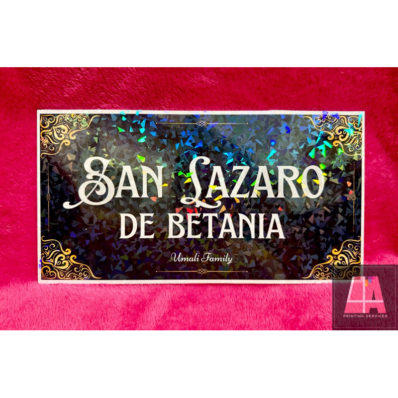 CUSTOMIZED Saint Name Plate Sintra Board | Shopee Philippines