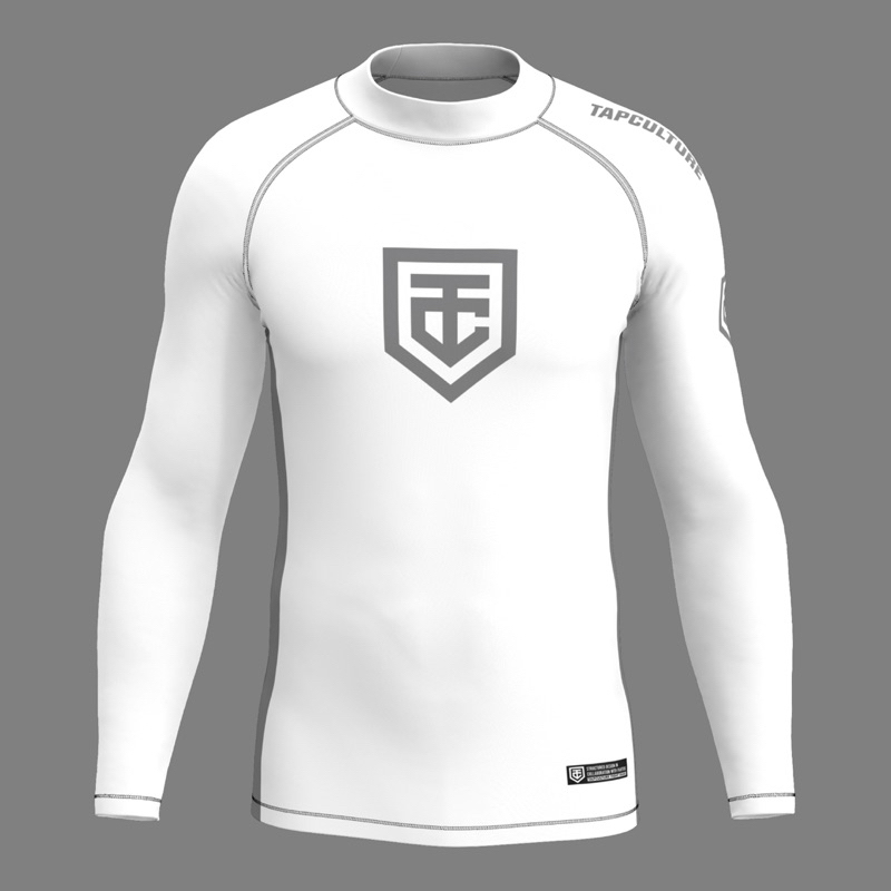 TC Comp V1.2 Men's Long Sleeve White Rash Guard | Shopee Philippines